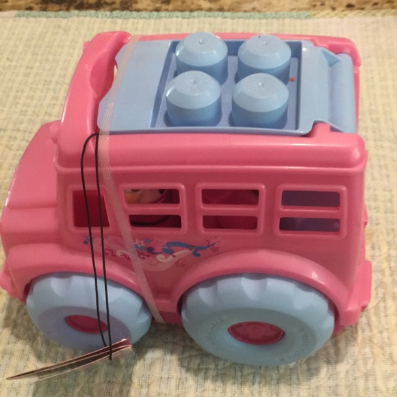 Mega Bloks | Toys | Mega Bloks Lil Pink Bus New Driver Bus Extra Mega ...
